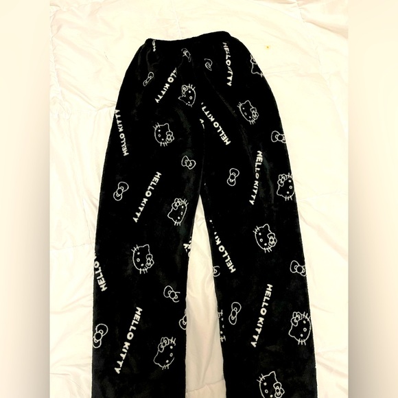Hello Kitty | Pants & Jumpsuits | Hello Kitty Hk Black Pj Pants | Poshmark